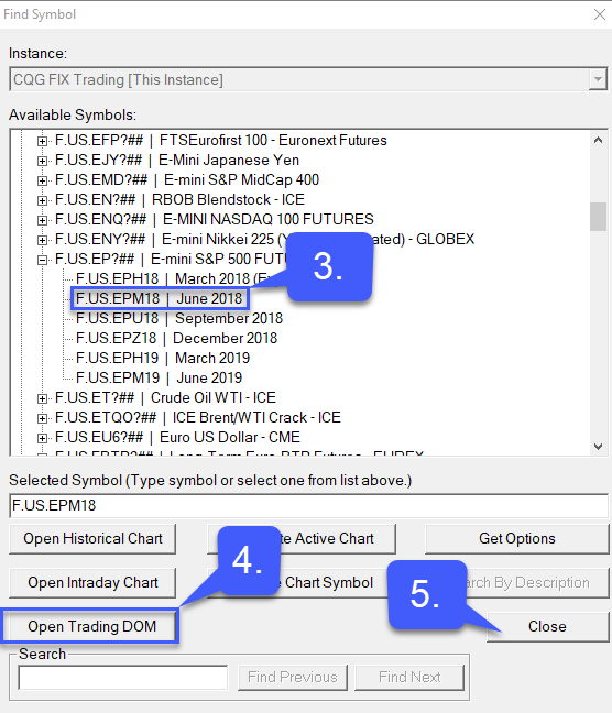 How do I Open A Trading DOM on Sierra Chart?